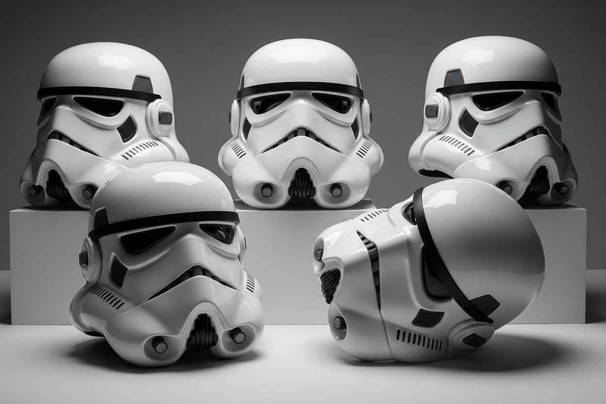 Stormtrooper Helmets One of the Most Iconic Pieces in the Star Wars ...